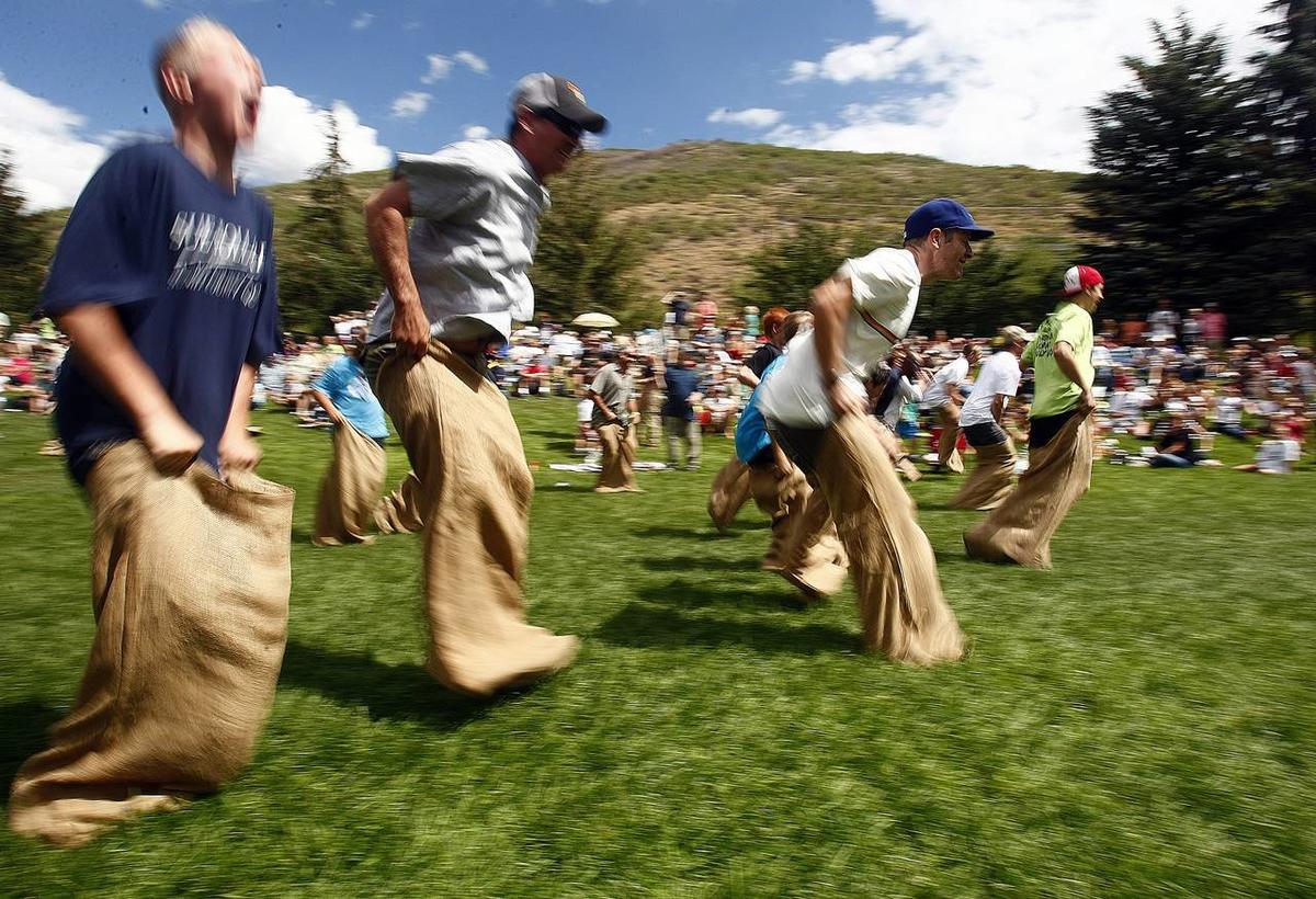 Potato Sack Race Photo | WHAP - Were Having a Party